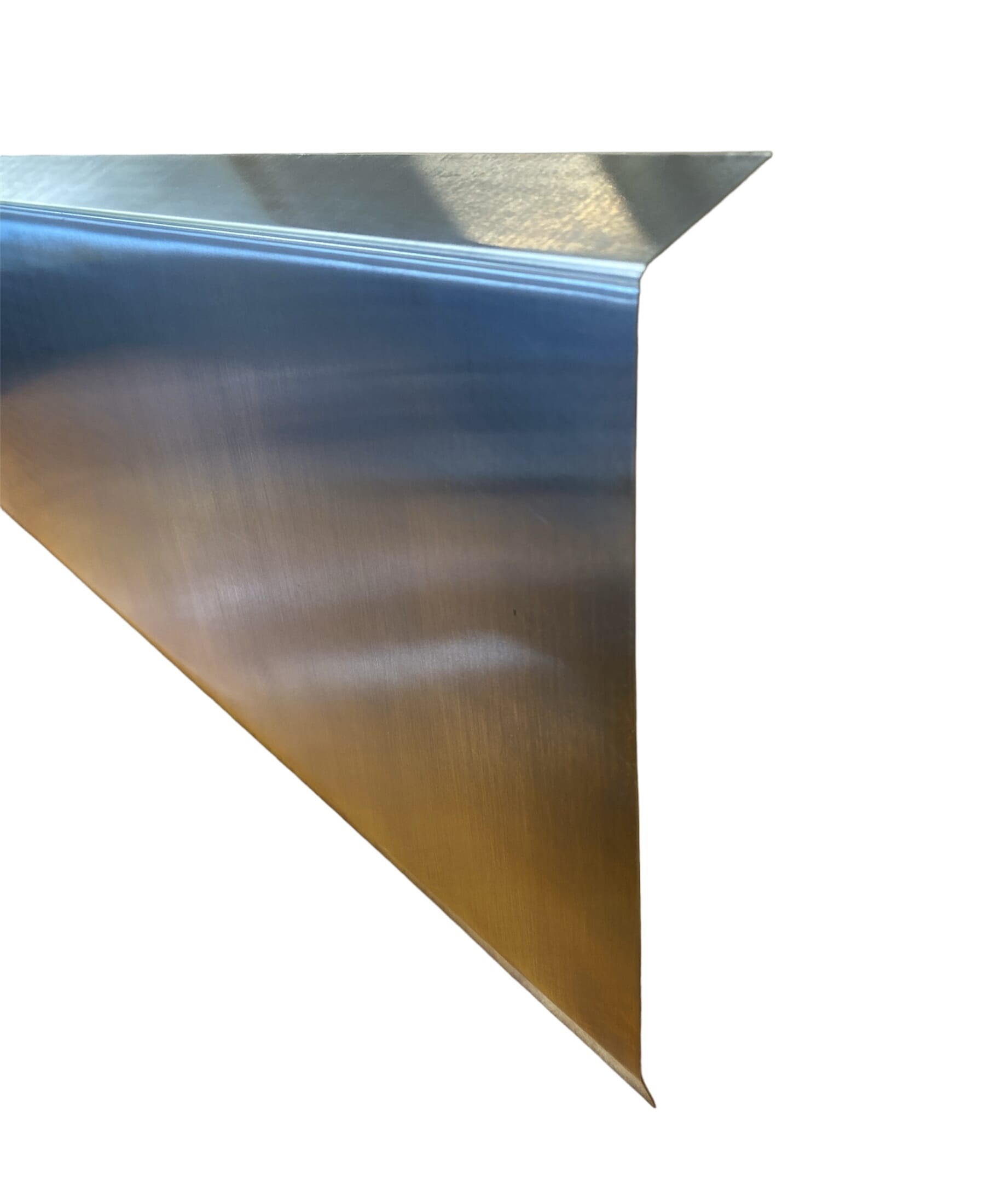 Bordtakbeslag f/stein zink blank L=2,0mtr (må produseres) - Buskerud Blikk