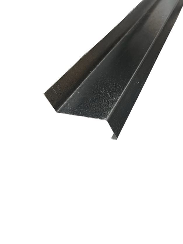 Vindusbeslag. vbo-72mm Sort L=2,0mtr - Buskerud Blikk