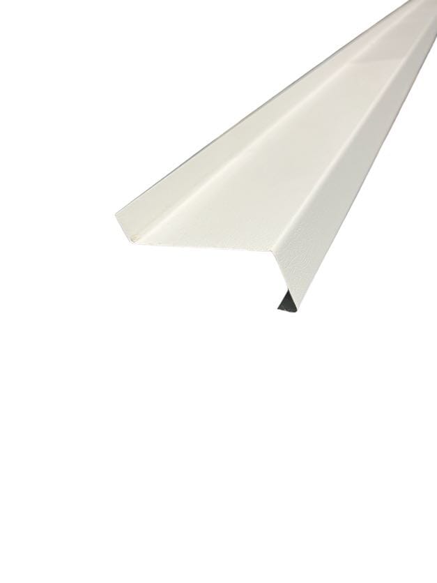 Vindusbeslag. vbu-72mm Hvit L=2,0mtr - Buskerud Blikk